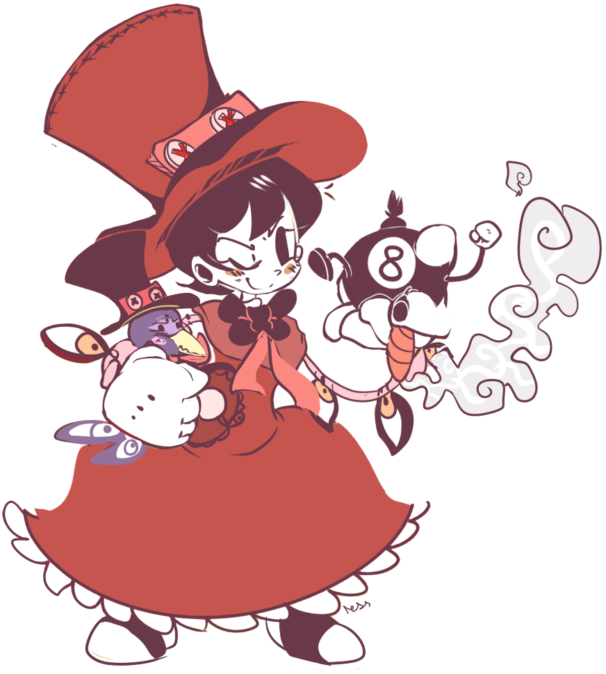 Safebooru - avery (skullgirls) black eyes black hair bomb george the ...