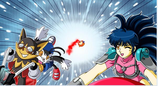 Safebooru - blue hair brown eyes guntz hiromi tengenji kaze no klonoa klonoa long hair namco ...