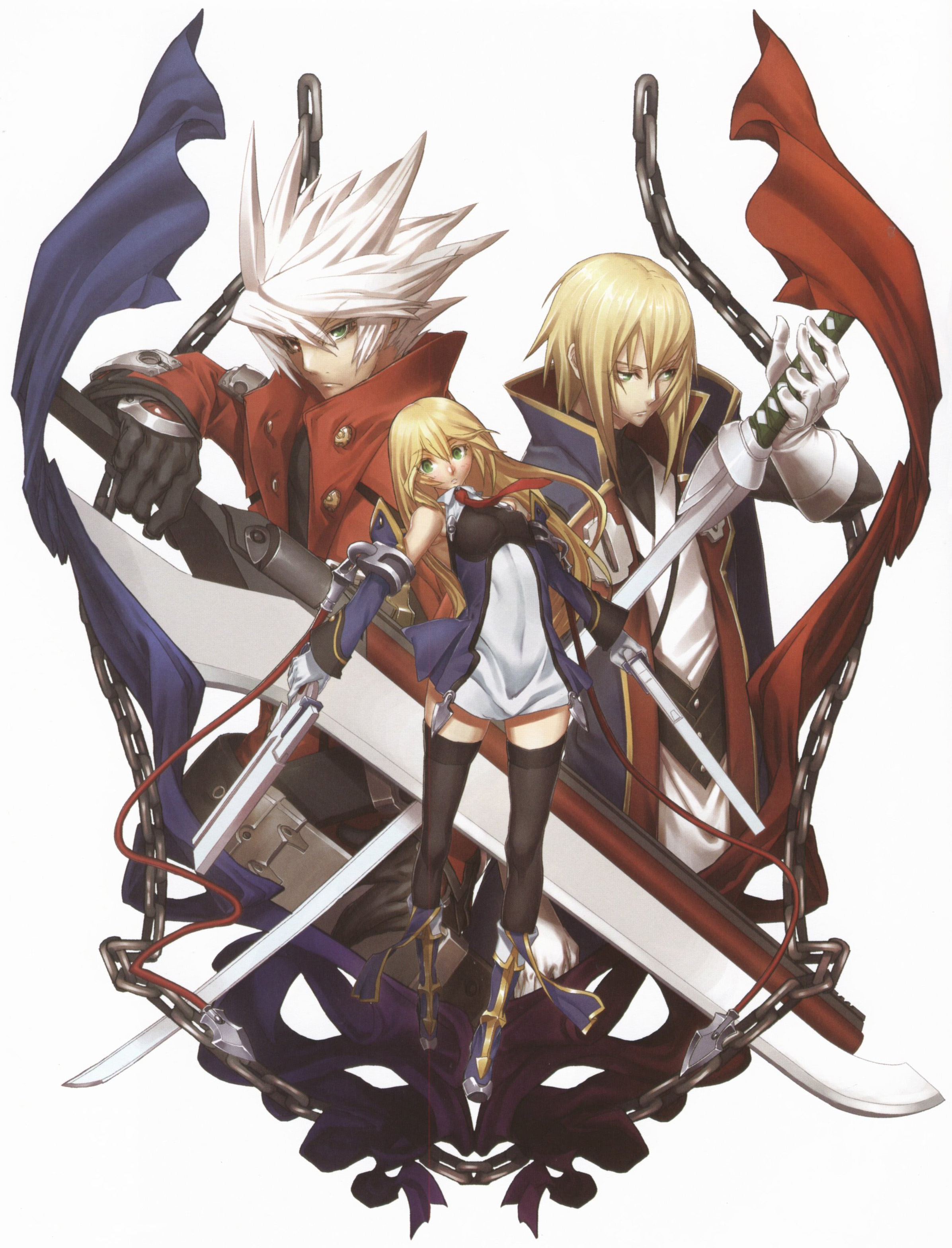 Safebooru - absurdres black legwear blazblue blonde hair detached ...