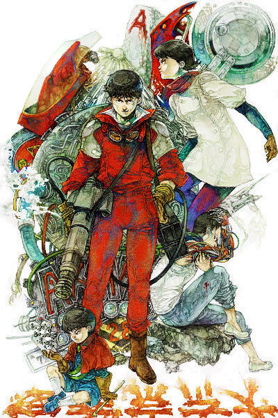 Safebooru - 3boys 80s akira akira (akira) akira (character) black eyes ...