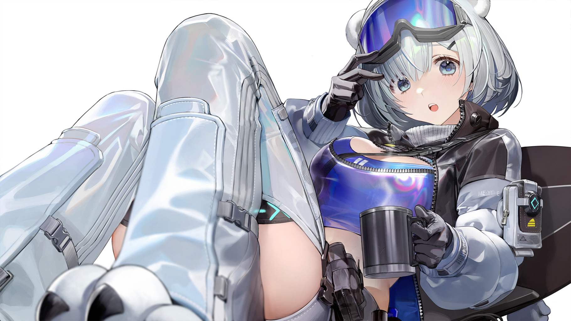 Safebooru - 1girl animal ears arknights arknights: endfield aurora ...