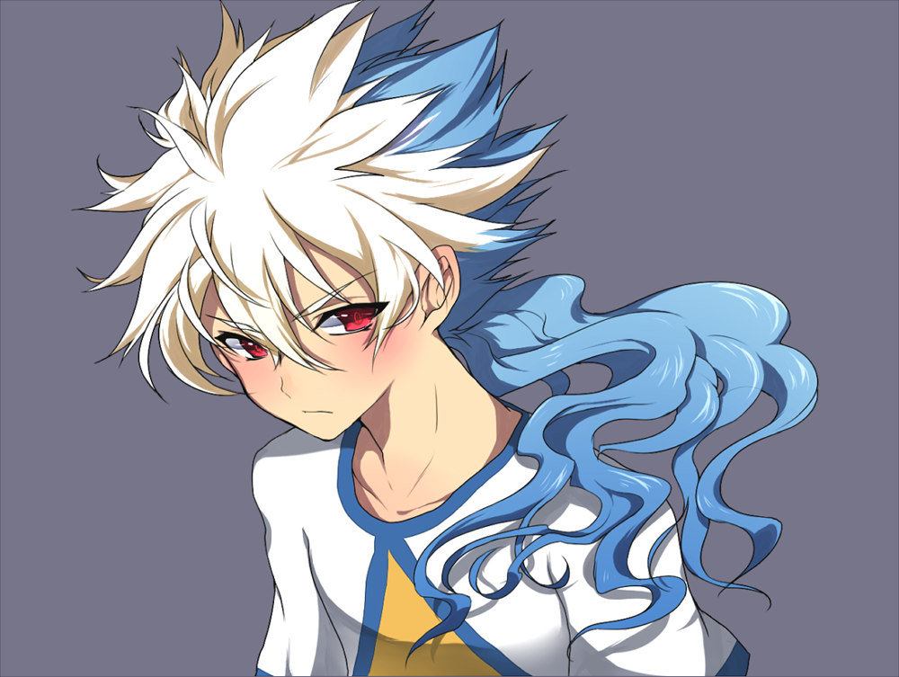 Safebooru - blue hair blush bust hakuryuu (inazuma eleven) inazuma ...