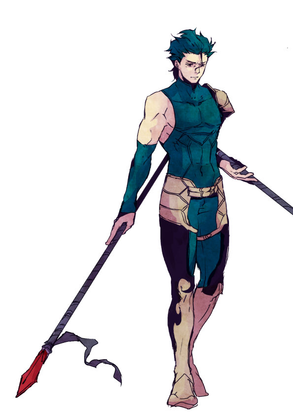 Safebooru - black hair fate/zero fate (series) gae buidhe gae dearg ...
