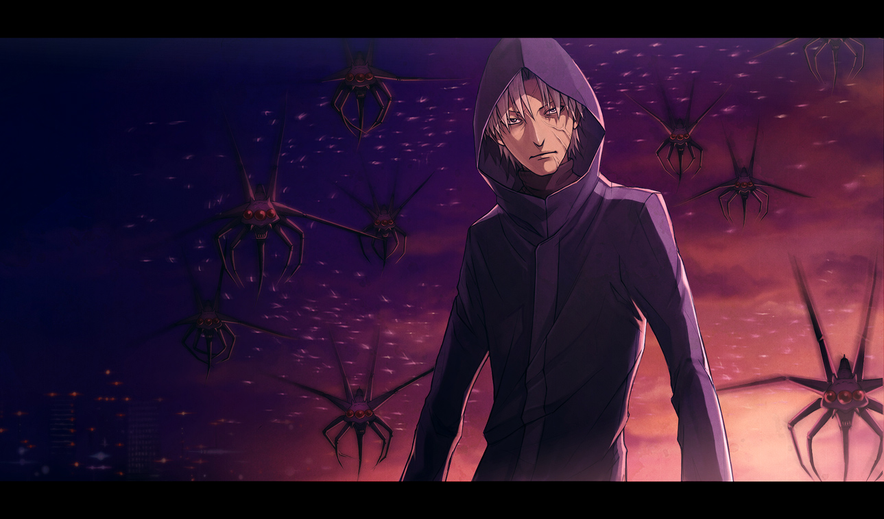 Safebooru - crest worm fate/zero fate (series) hood hoodie insect ...