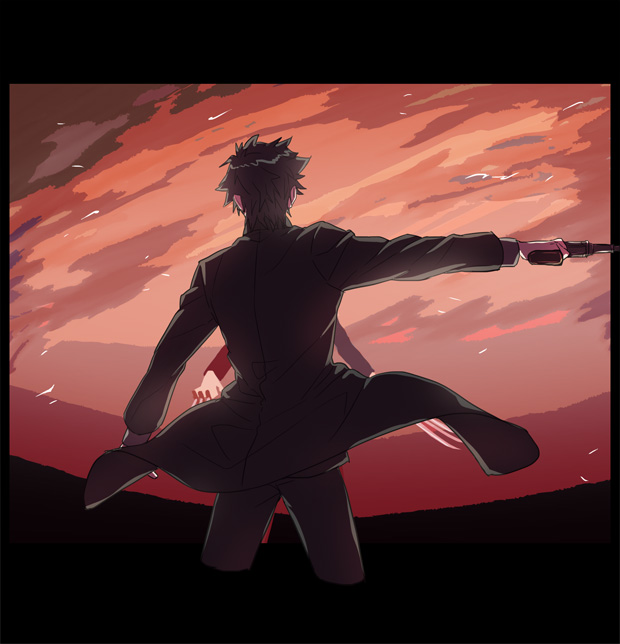 Safebooru - battle black hair emiya kiritsugu fate/zero fate (series ...