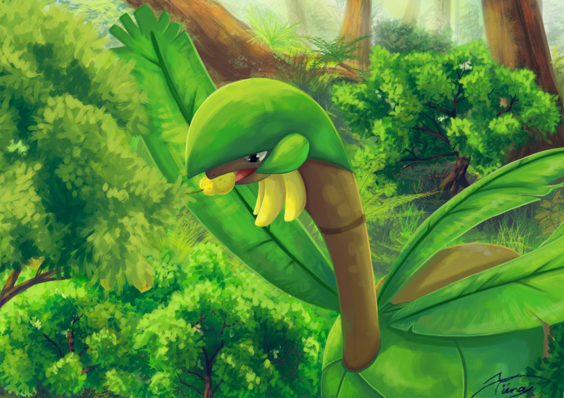 Safebooru - creature eating grey eyes mouth hold nature no humans ...