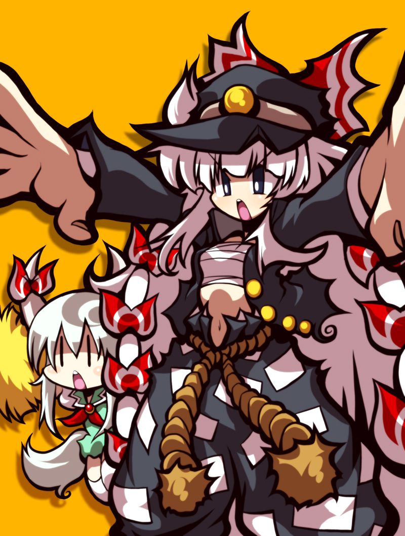 Safebooru - alternate costume banchou bow cheerleader chibi ...