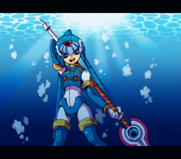 Safebooru - blue blue eyes capcom fairy leviathan female girl guardian ...