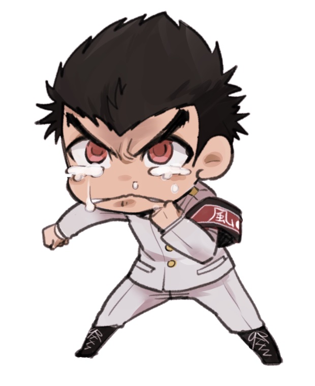 Safebooru - 1boy armband bidarian black hair crying dangan ronpa ...