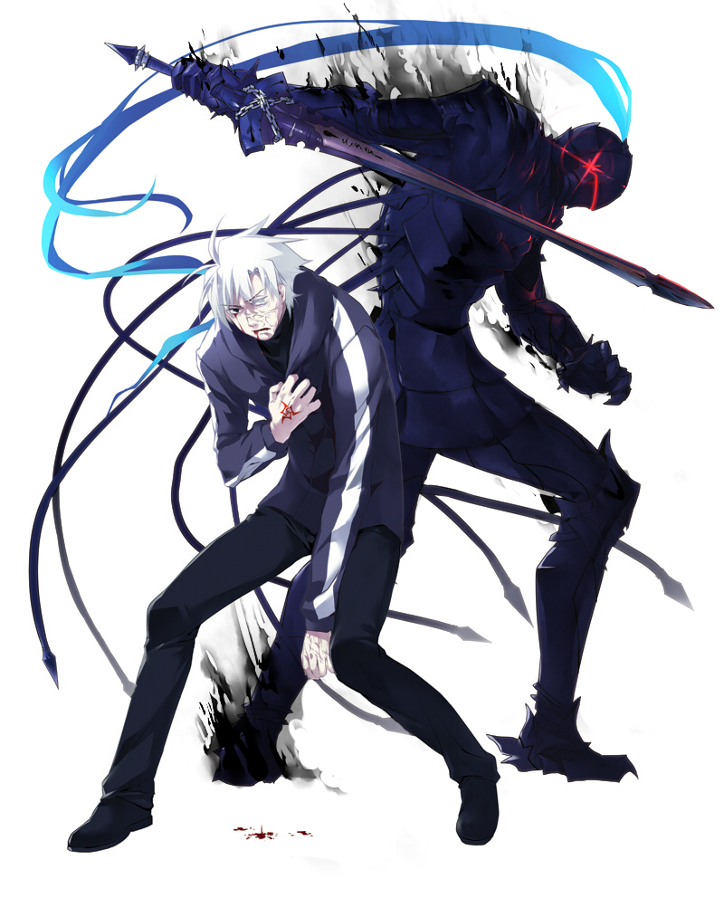 Safebooru - armor arondight berserker (fate/zero) blood command spell ...
