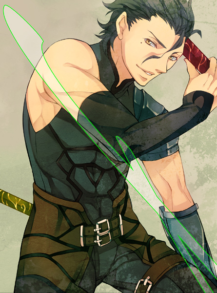 Safebooru - 1boy ahoge black hair fate/zero fate (series) gae buidhe ...