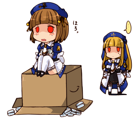 Safebooru - blonde hair brown hair chibi cornelia (umineko) eiserne ...