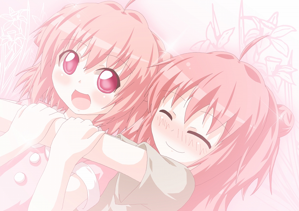 Safebooru Ahoge Akaza Akane Akaza Akari Blush Closed Eyes Double 8409