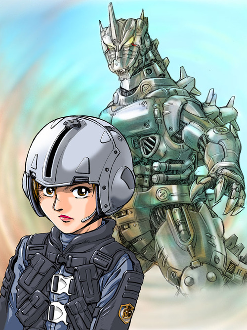 Safebooru - godzilla (series) kiryu mechagodzilla yashiro akane | 917290