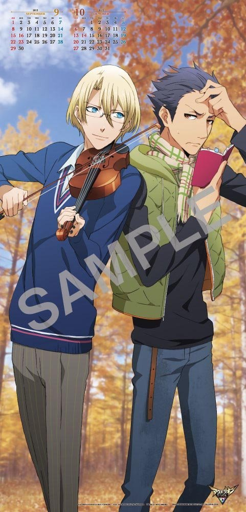 Safebooru - 2boys aquarion (series) aquarion evol calendar cayenne ...