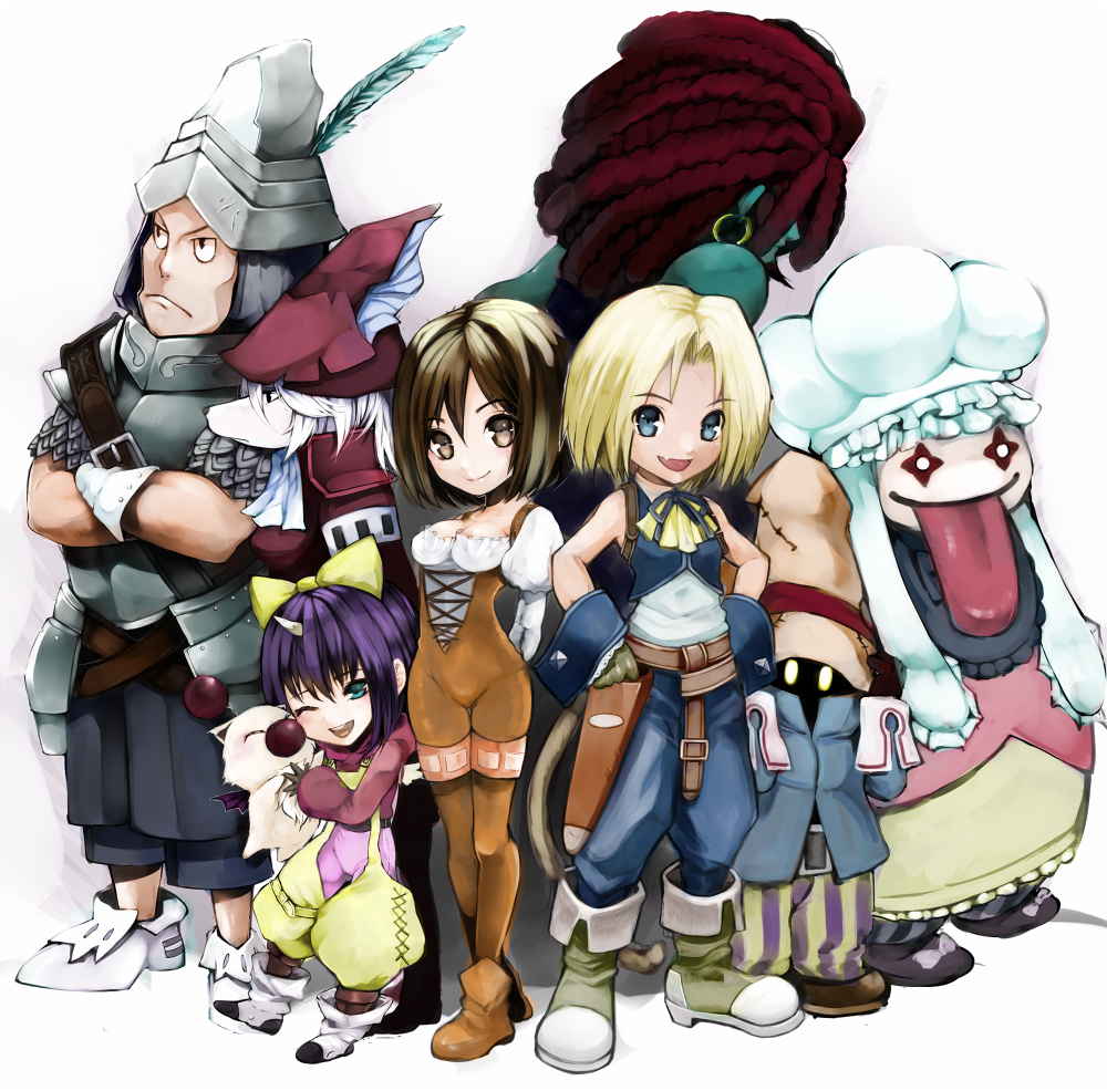 Safebooru - 4boys :d adelbert steiner aqua eyes armor arms behind back belt black eyes blonde ...