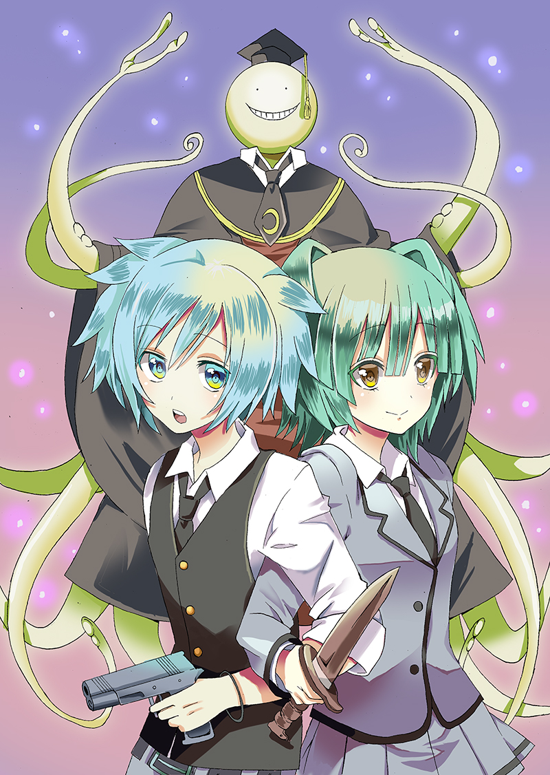 Safebooru - 1girl ansatsu kyoushitsu assassination classroom blue eyes ...