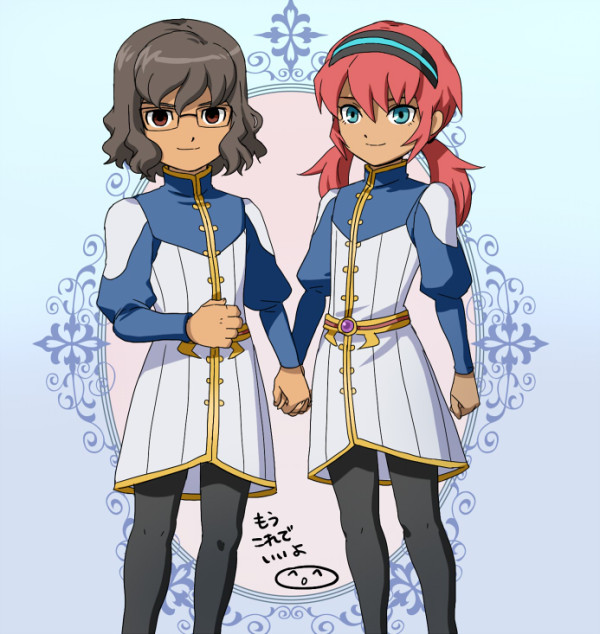 Safebooru - blue eyes brown eyes brown hair crossdressinging glasses ...