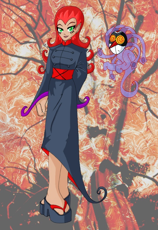 Safebooru - adult evil female redhead sandals witch wuya xiaolin showdown | 971147