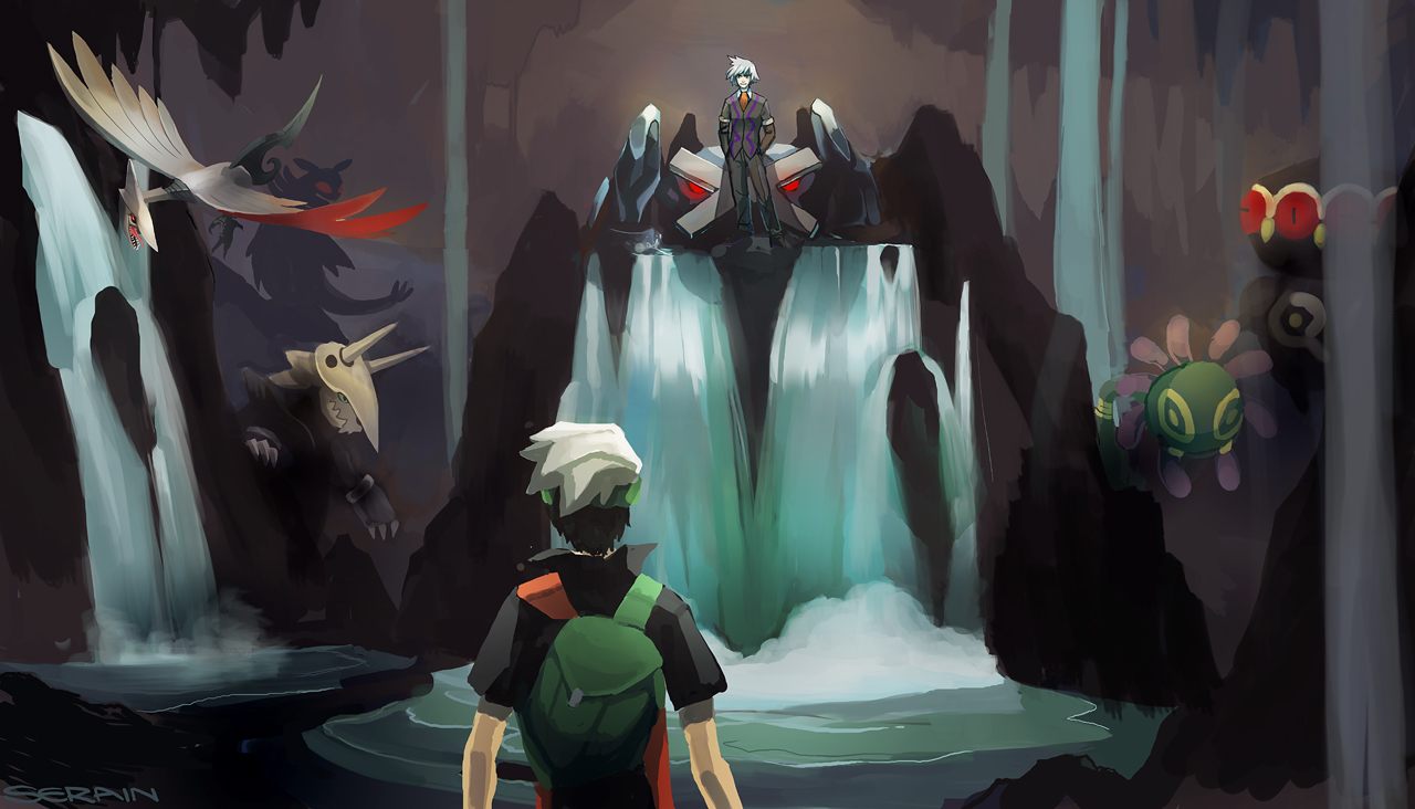 Safebooru - 2boys aggron alternate costume armaldo artist name backpack ...