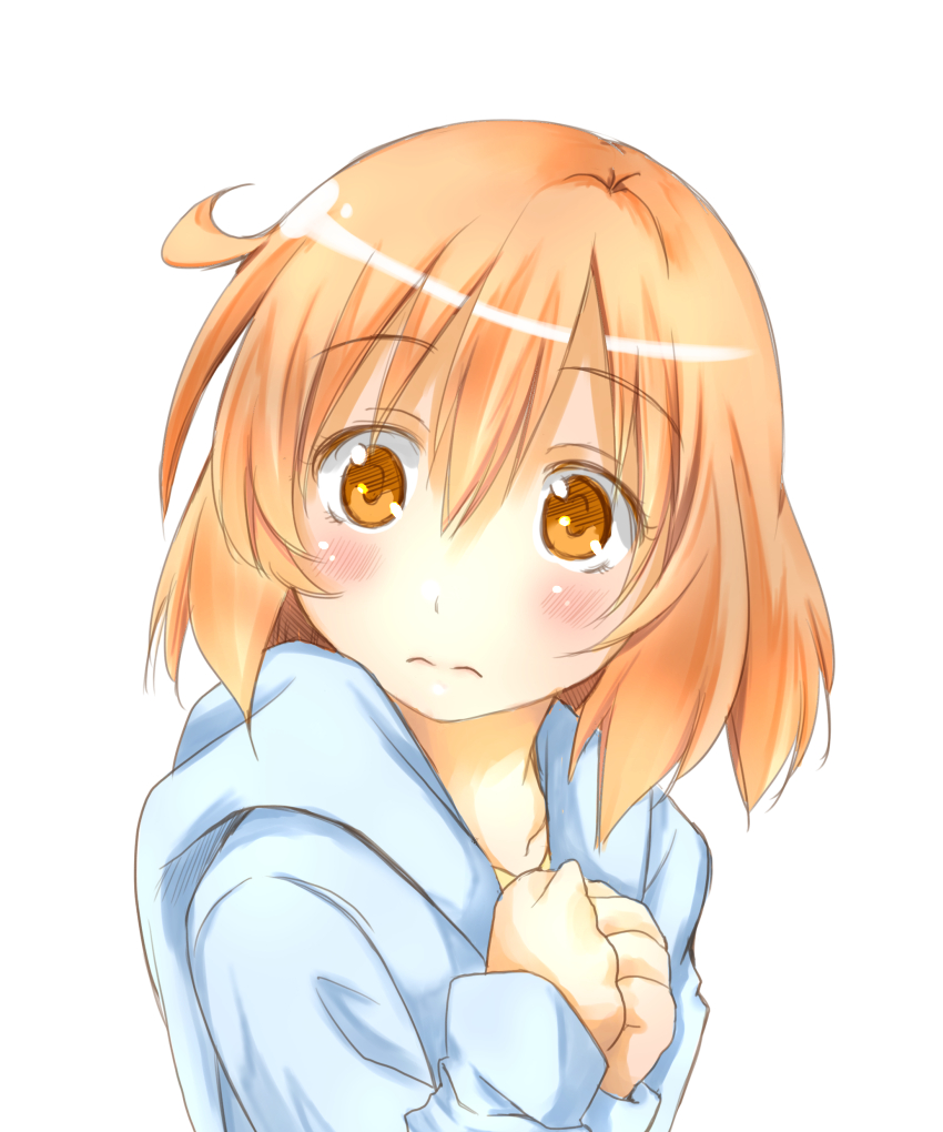 Safebooru - 1girl 3: blush closed mouth hoodie kotoura-san kotoura ...