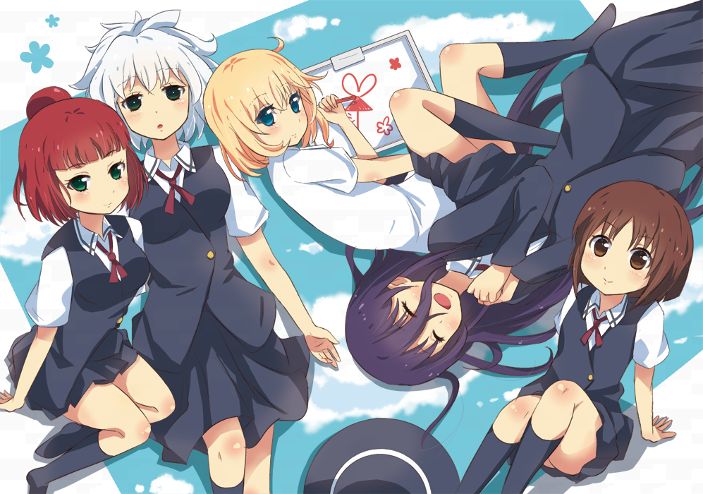 Safebooru - 5girls aislinn wishart anetai toyone blazer blonde hair ...