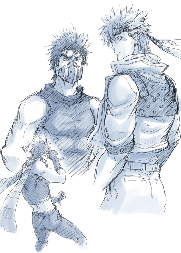 Safebooru - binoculars caesar anthonio zeppeli headband jojo no kimyou ...