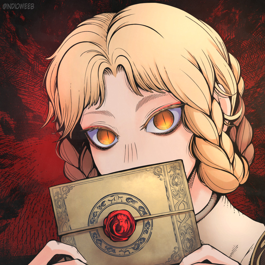 Safebooru - 1girl absurdres blonde hair commentary covered mouth elden ring english commentary ...