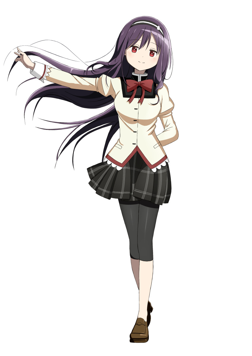 Safebooru - 1girl absurdres akemi homura arm behind back black hair ...