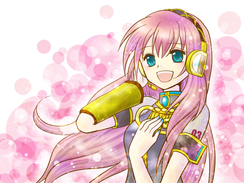 Safebooru - armband blue eyes detached sleeves hand on chest hand on ...
