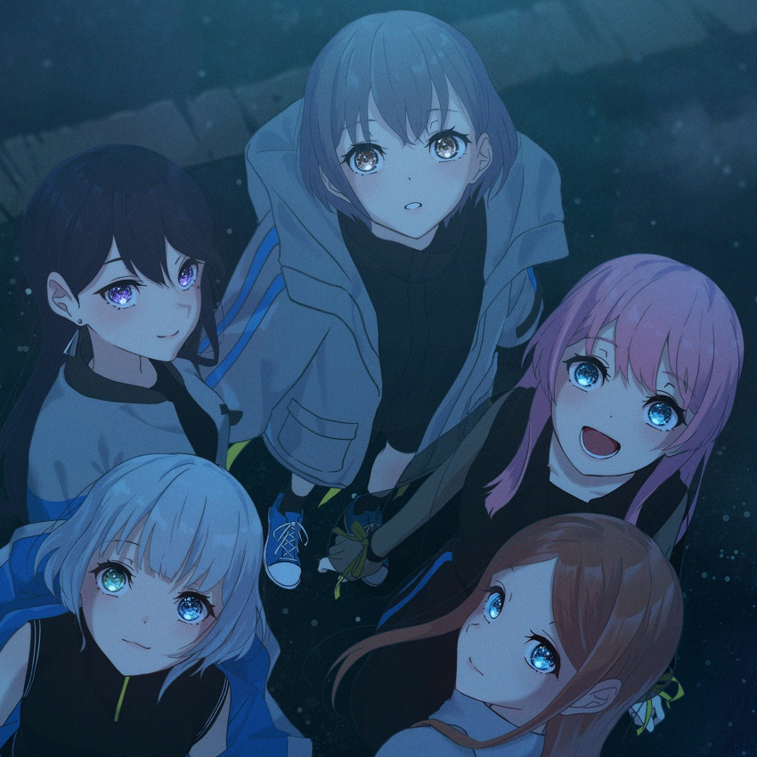 Safebooru - 5girls bang dream! bang dream! it's mygo!!!!! black dress black hair black shirt ...