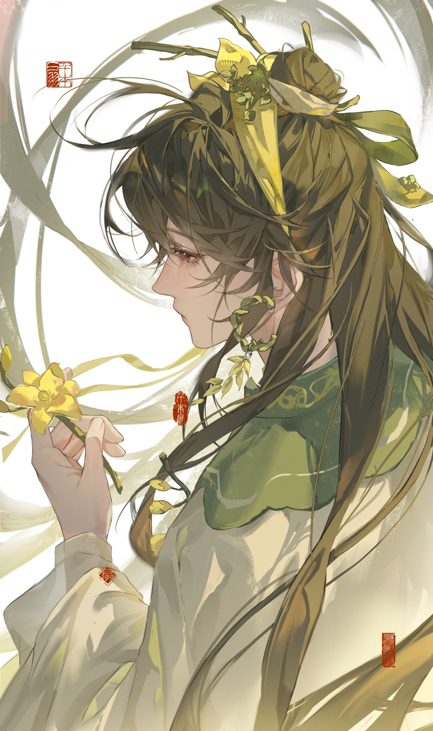 Safebooru - 1boy absurdres brown hair cao zhi (code: kite) chinese ...