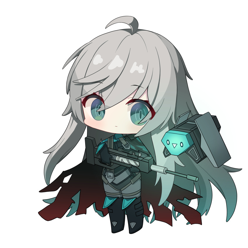 Safebooru - 1girl absurdres black survival bodysuit chibi eternal ...