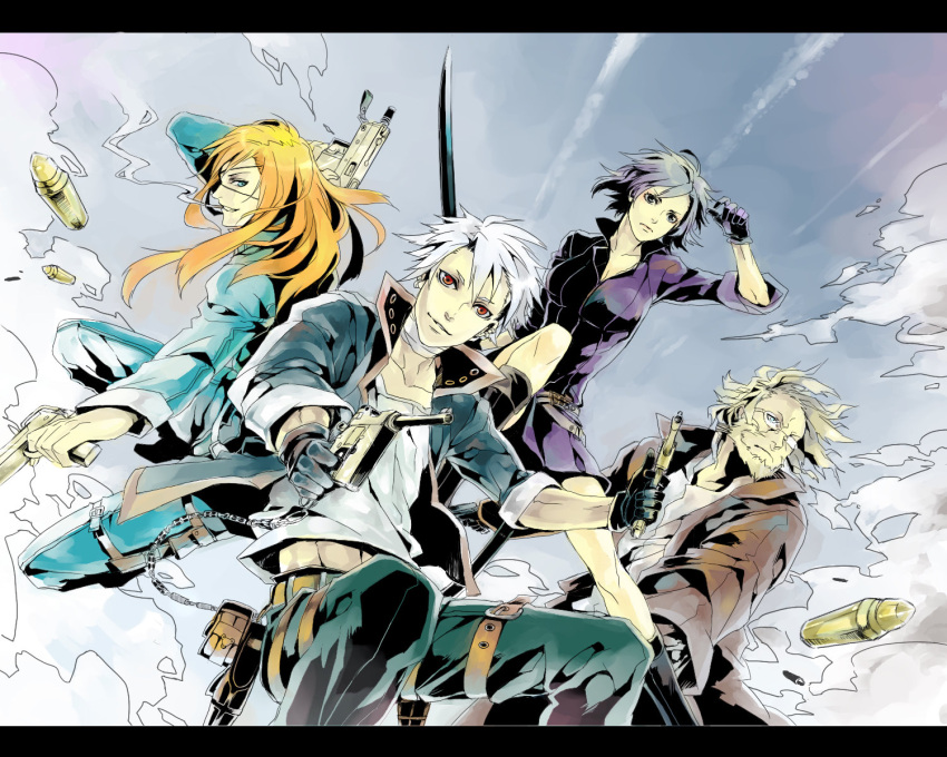 Safebooru - badou nails dogs: bullets & carnage fuyumine naoto haine ...