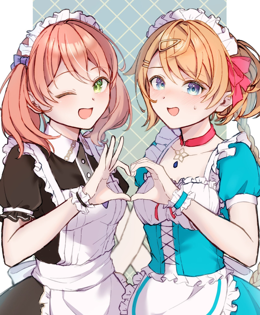 Safebooru - 2girls :d apron atelier (series) atelier escha & logy ...