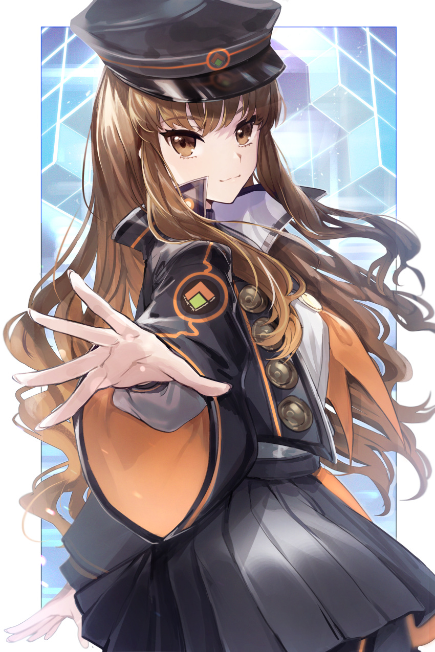 Safebooru - 1girl absurdres black hat black jacket black pantyhose black sailor collar black ...