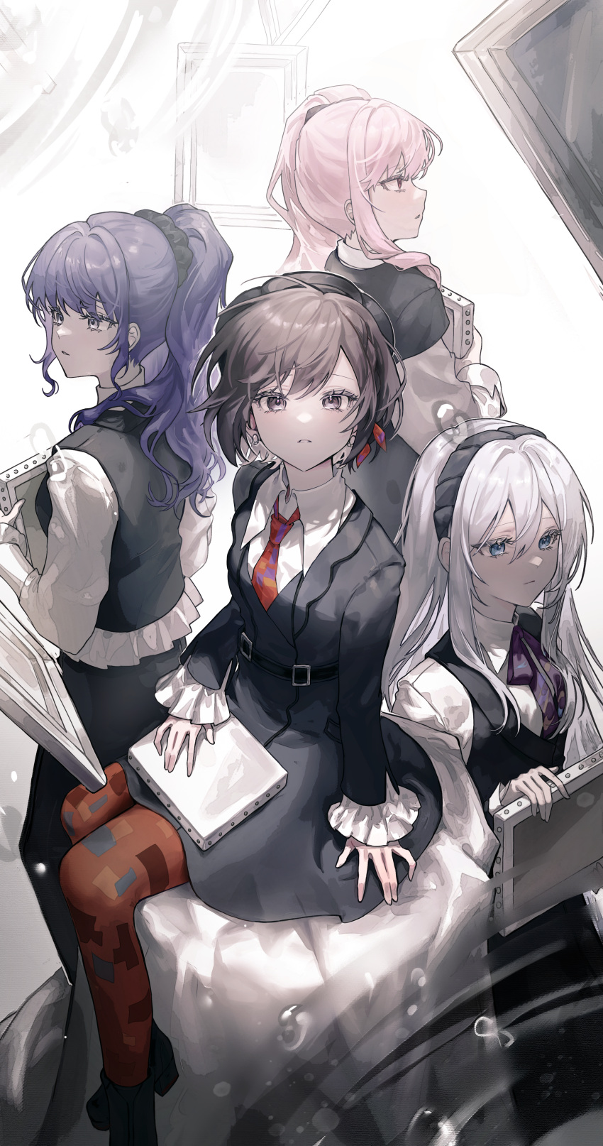 Safebooru - 1other 25-ji nightcord de. (project sekai) 3girls absurdres akiyama mizuki ...