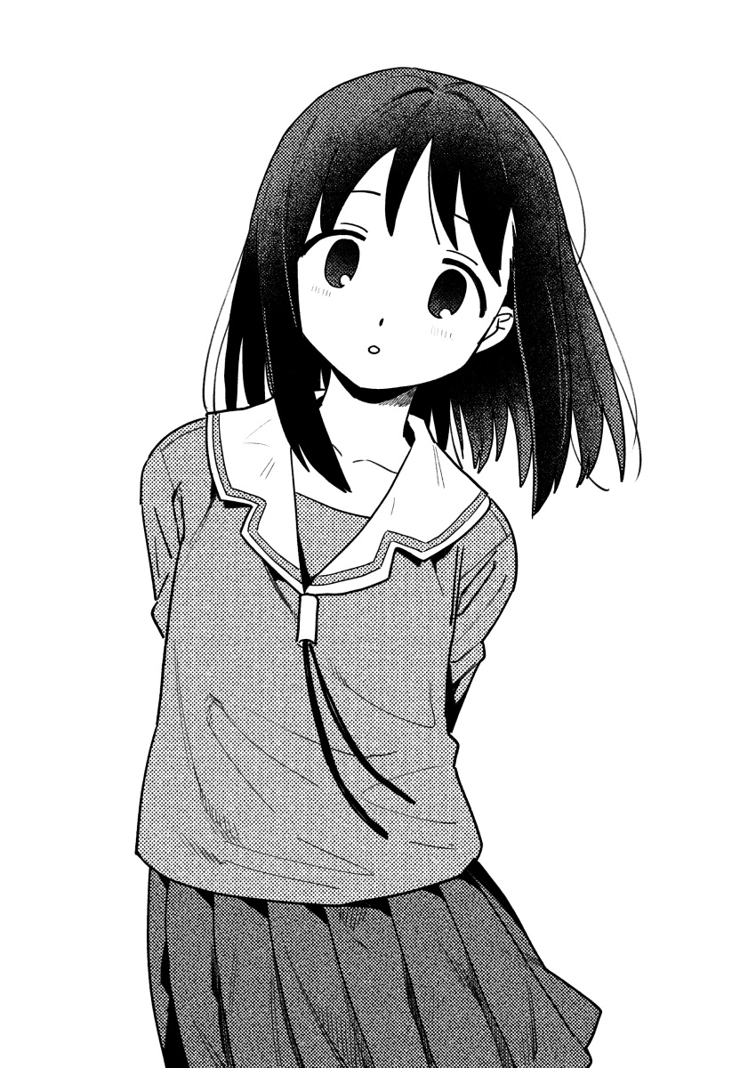 Safebooru - 1girl absurdres arms behind back azumanga daioh azumanga daioh's school uniform ...