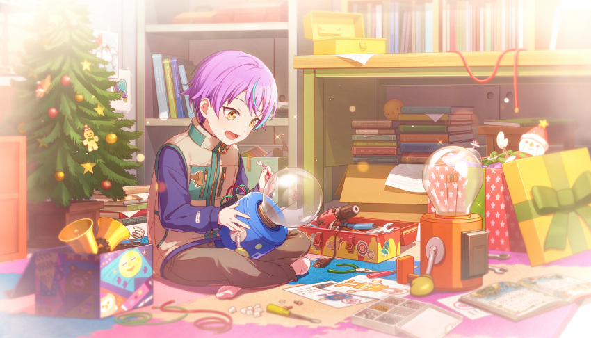 Safebooru - dress kamishiro rui project sekai purple hair short hair ...