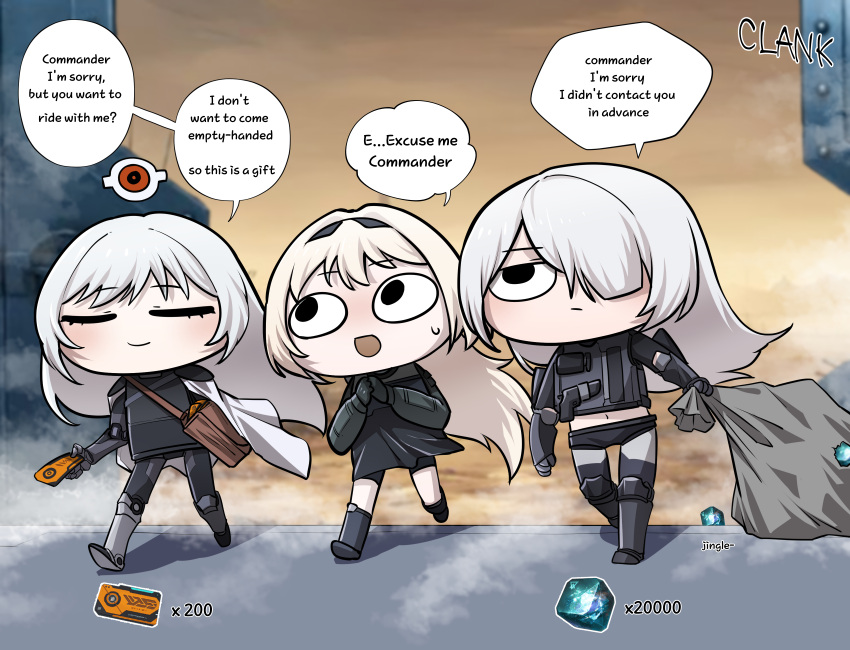 Safebooru - 3girls absurdres access permission ak-12 (girls' frontline) ak-15 (girls' frontline ...