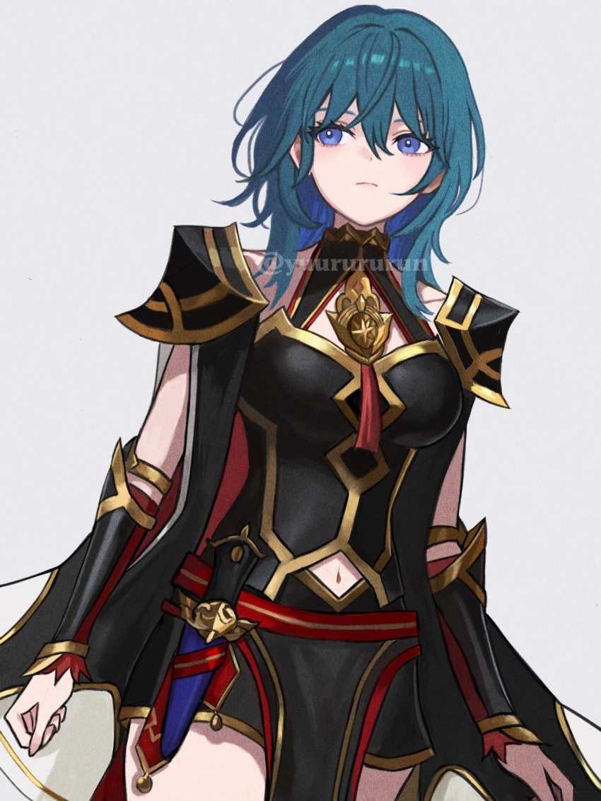 Safebooru - 1girl armor black cape blue eyes breasts brooch byleth ...