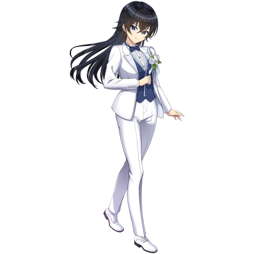 Safebooru - black hair blue bow blue bowtie blue eyes blue shirt bow bowtie dolphin wave ...