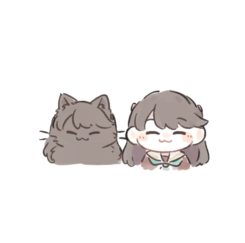 Safebooru - 1girl :3 ^ ^ animal animalization ao kaeru aqua neckerchief ...