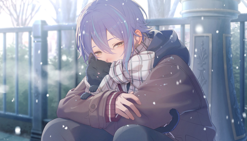 Safebooru - dress kamishiro rui project sekai purple hair short hair ...