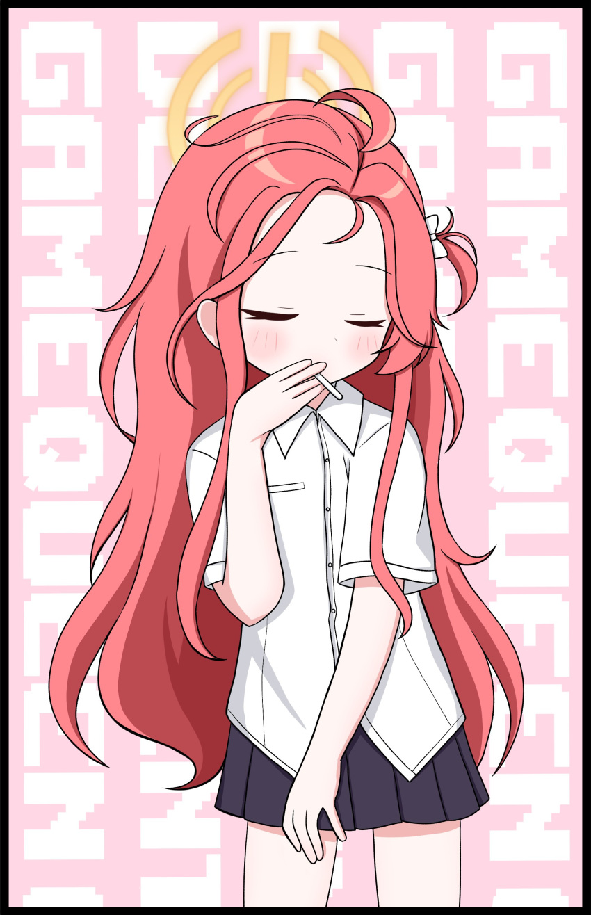 Safebooru - 1girl absurdres blue archive cowboy shot halo highres ...