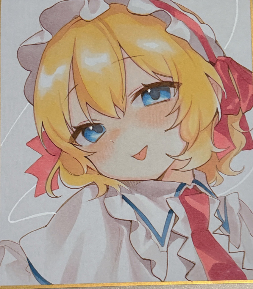 Safebooru - 1girl alice margatroid blonde hair blue eyes blush capelet ...