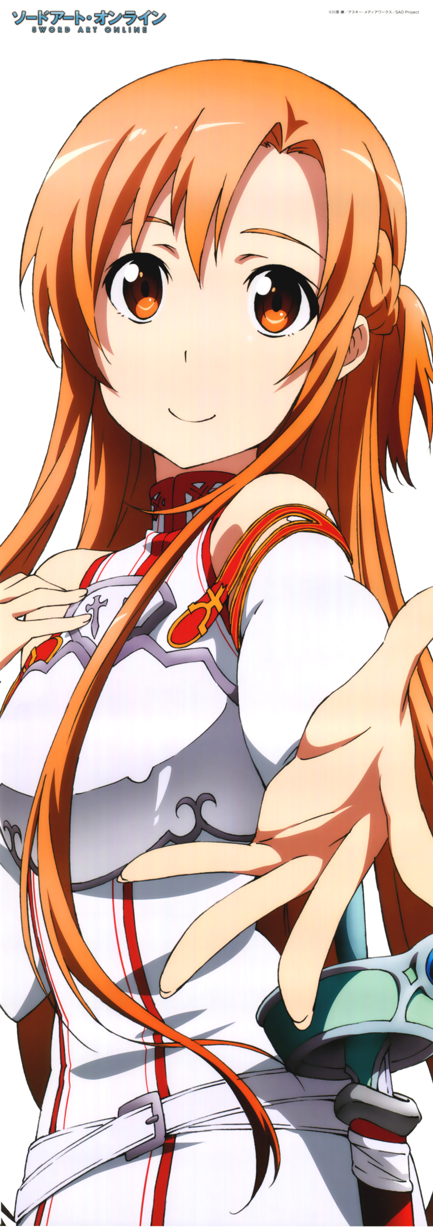 Safebooru - 1girl absurdres asuna (sao) braid highres long hair long ...