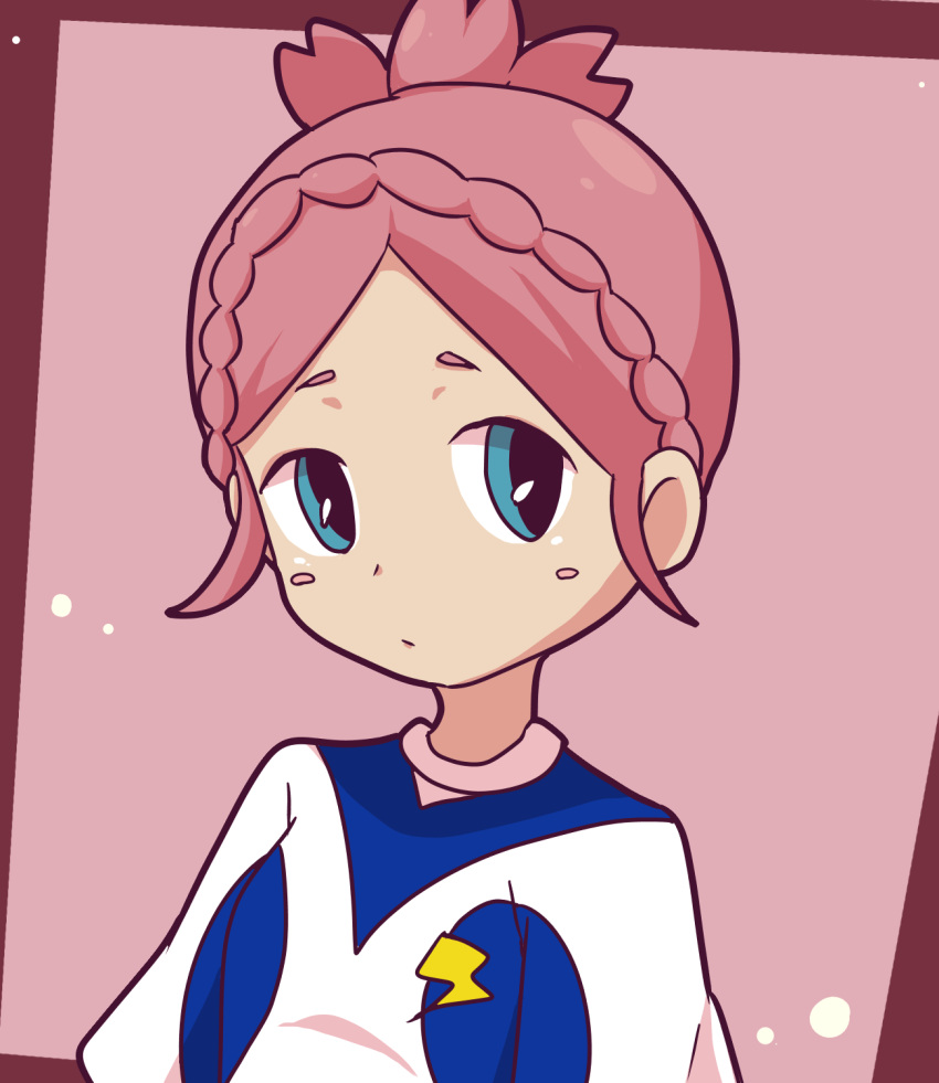 Safebooru - 1girl blue eyes blush stickers bust highres inazuma eleven ...