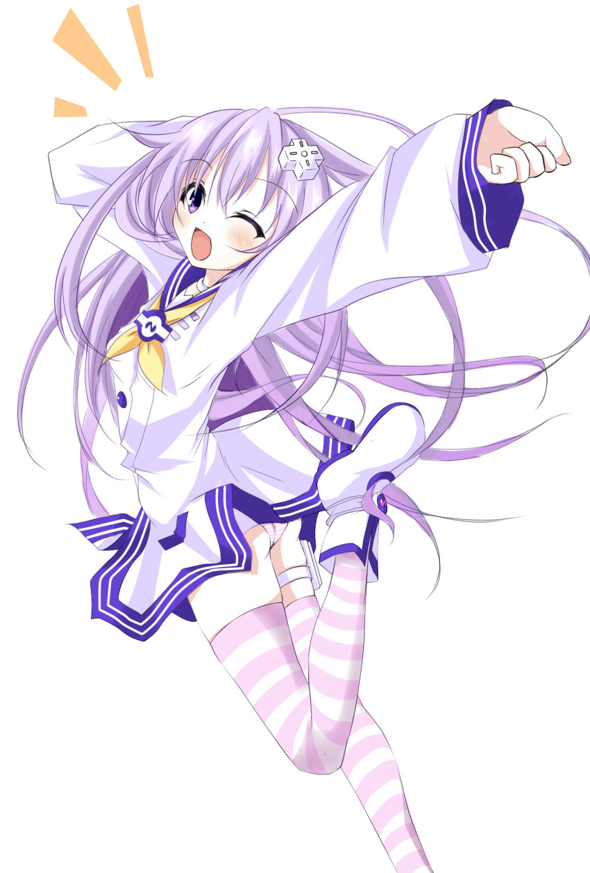 Safebooru - 1girl choujigen game neptune d-pad dialclock hair ornament ...