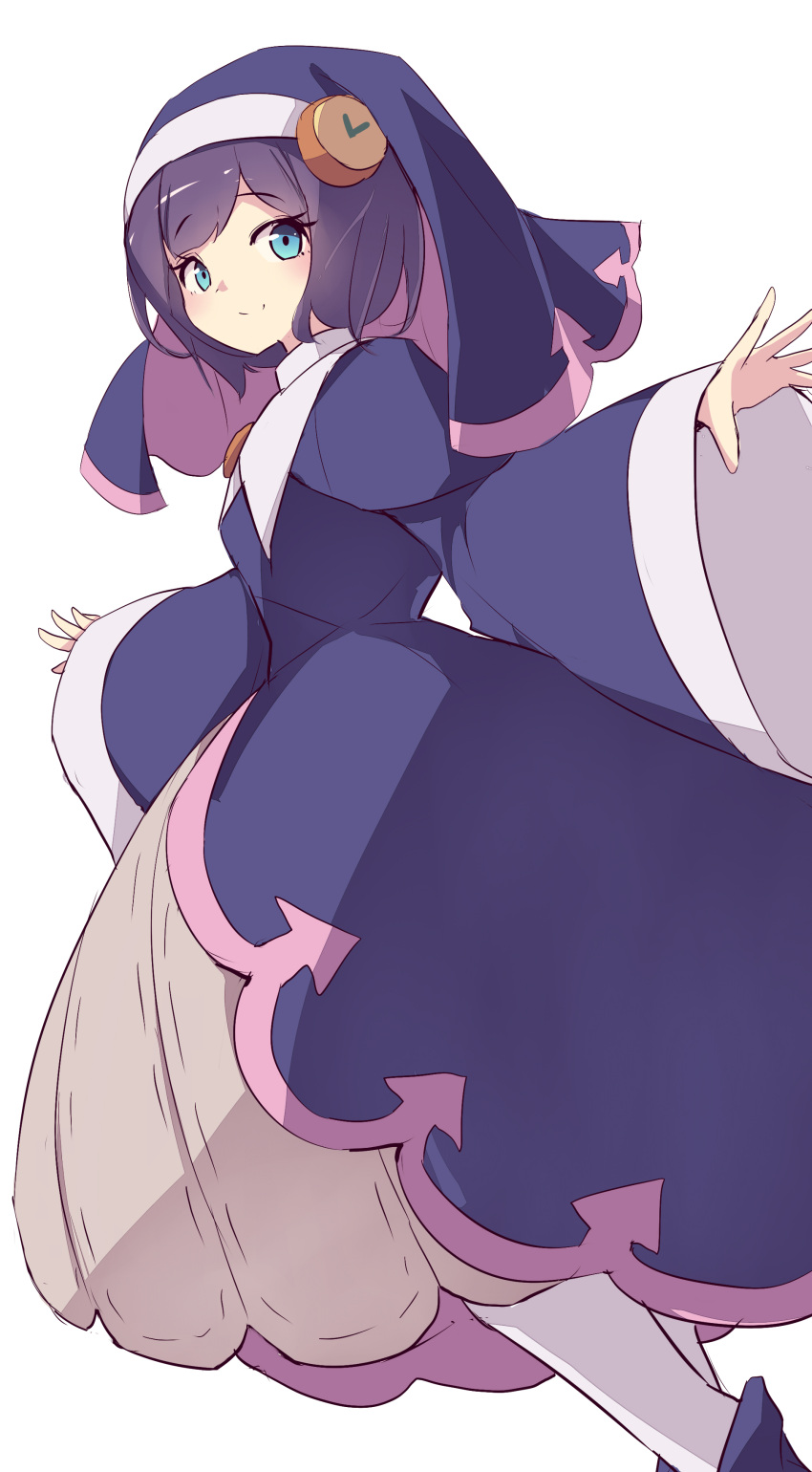 Safebooru - 1girl absurdres blue eyes blue robe duel monster habit ...